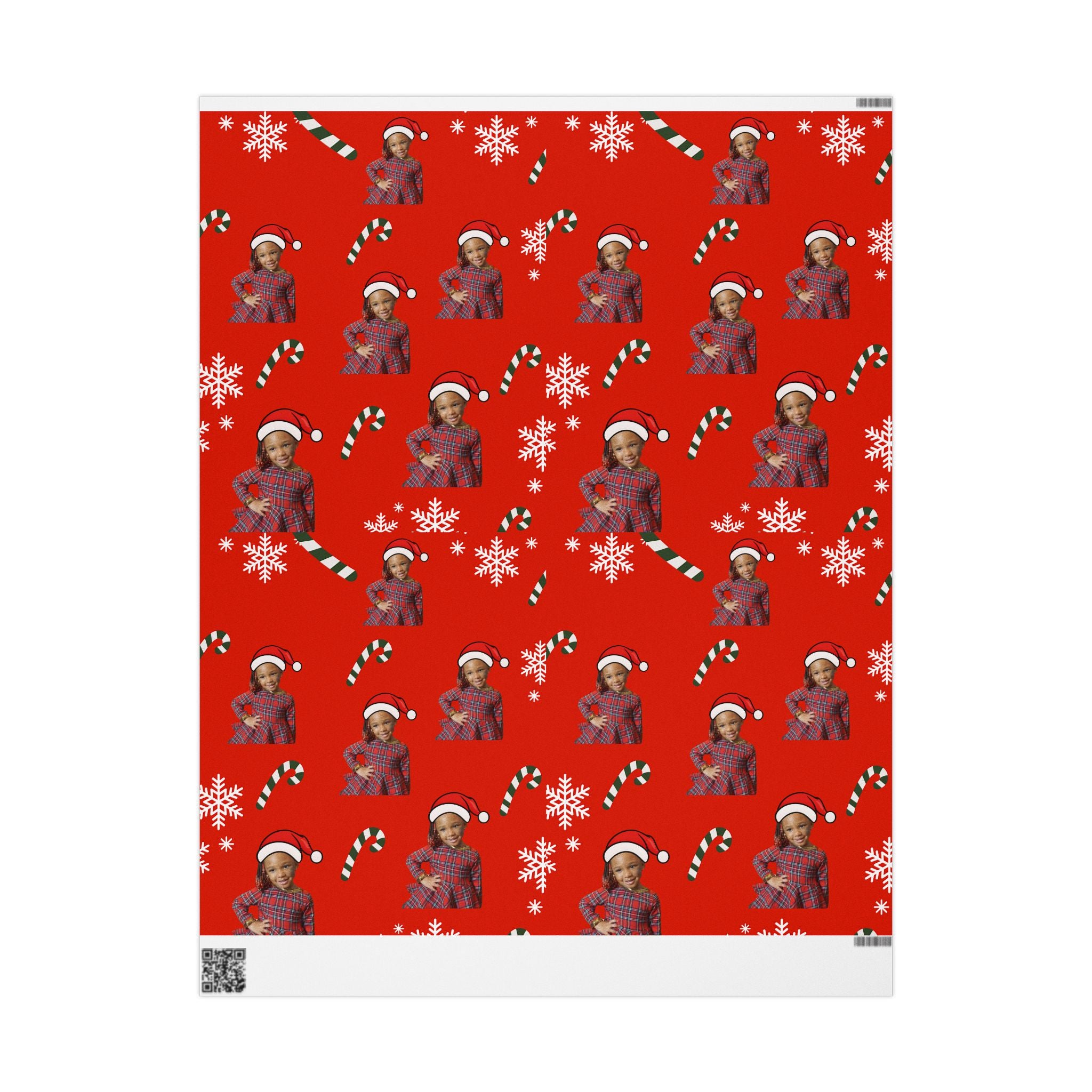 Custom Santa Face Christmas Wrapping Paper – beyondeliteprints